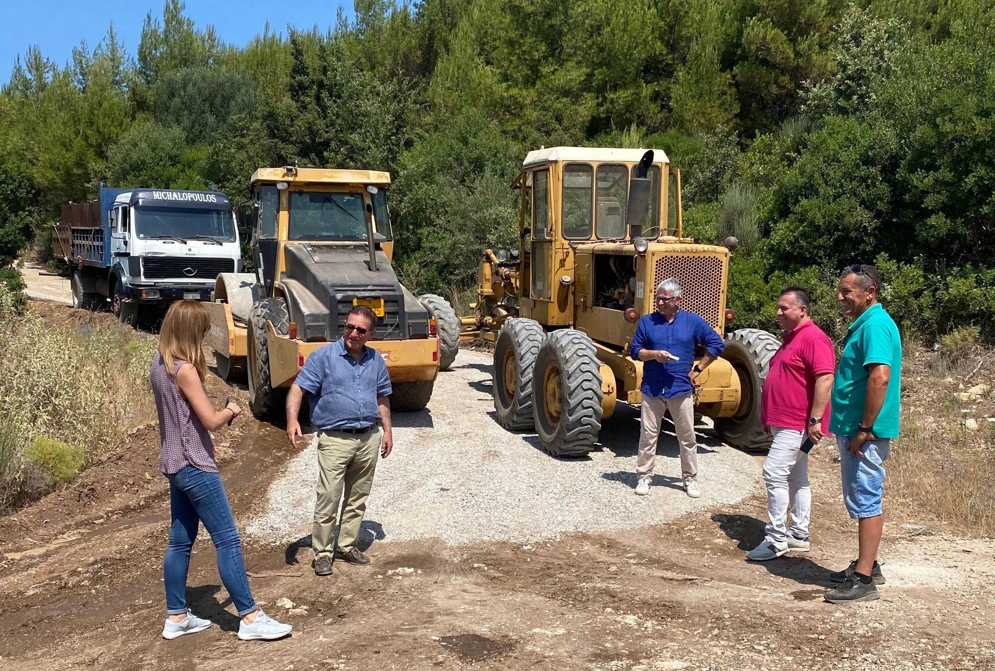 Σε εξέλιξη το έργο κατασκευής του δρόμου Ν. Φιγαλεία - Αγία Άννα στον ...