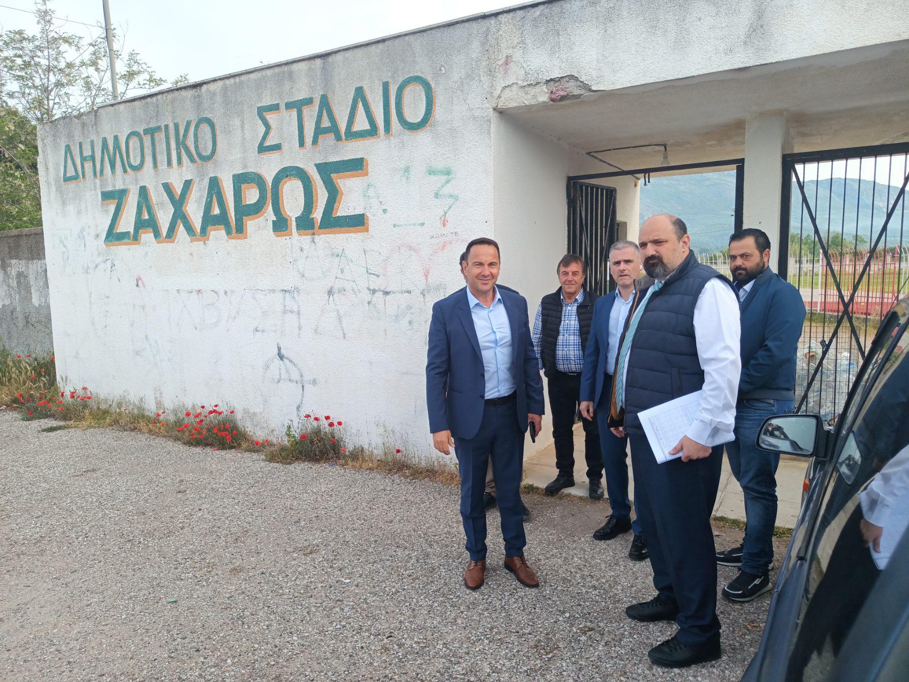 Συνάντηση του Δημάρχου Ζαχάρως, Κωνσταντίνου Μητρόπουλου, με τον ...